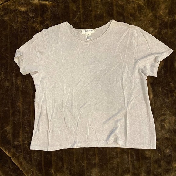 Judith Hart Woman | Tops | Judith Hart Woman X Silver Sparkle Knit ...